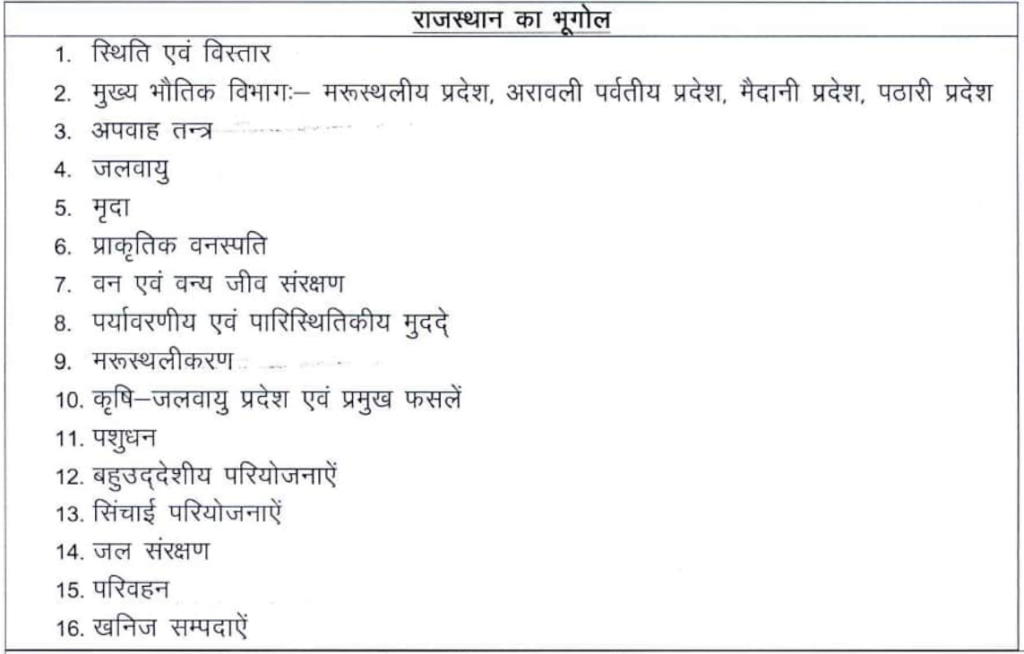 RSMSSB JE Agriculture Syllabus 2026, Check Exam Pattern
